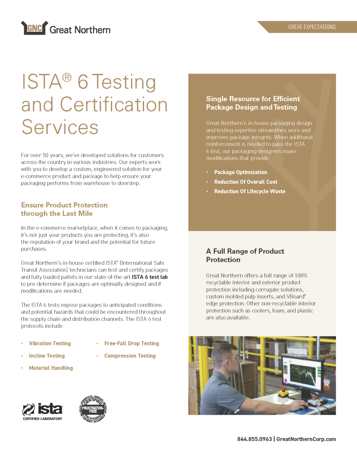 GNC Ista6 SellSheet » Laminations
